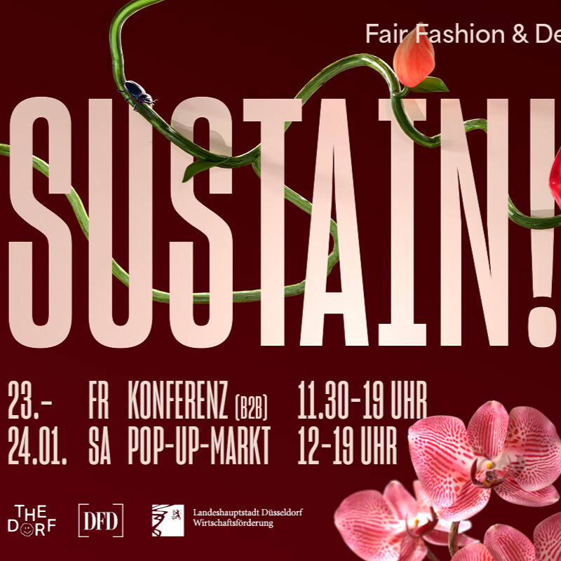 SUSTAIN! 2026: Düsseldorfs Pop-up-Markt für Fair Fashion & Design ...